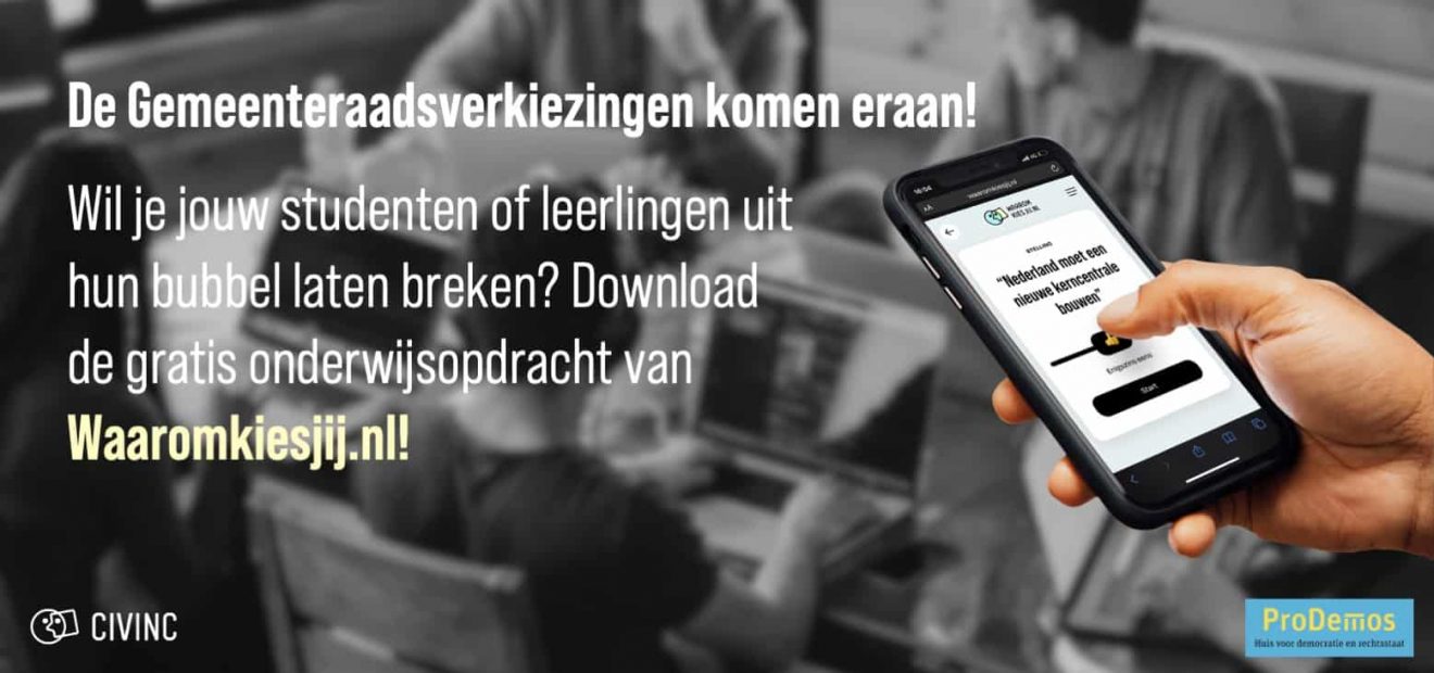 Politiek speeddaten voor mbo-studenten - ProDemos