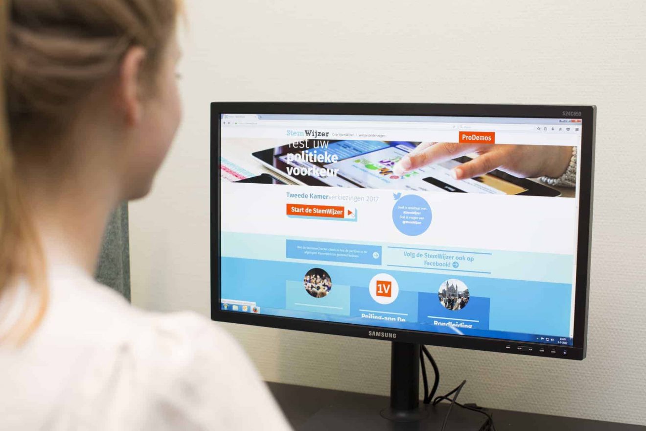 6,8 miljoen gebruikers voor StemWijzer - ProDemos