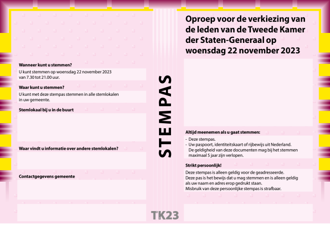 Stempas - ProDemos - Verkiezingen